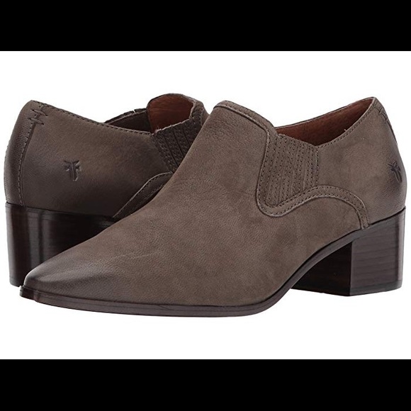 Frye | Shoes | Frye Bootie Eleanor Western Shootie Grey Sz 9 Nib | Poshmark